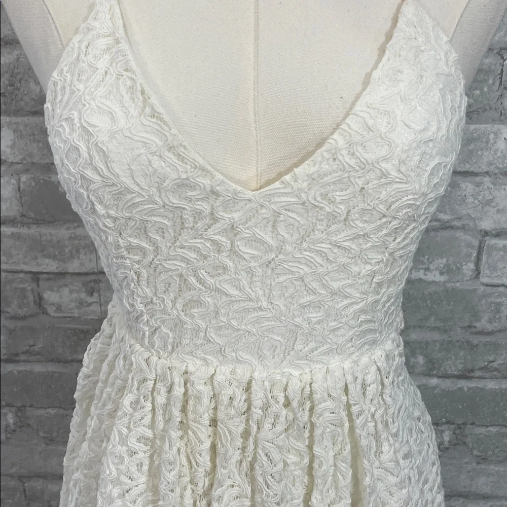 Asilio | Dresses | Asilio Shine A Light White Lace Dress | Poshmark
